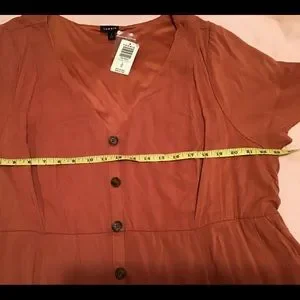 torrid | Dresses | Torrid Rust Buttonfront Maxi Dress | Poshmark